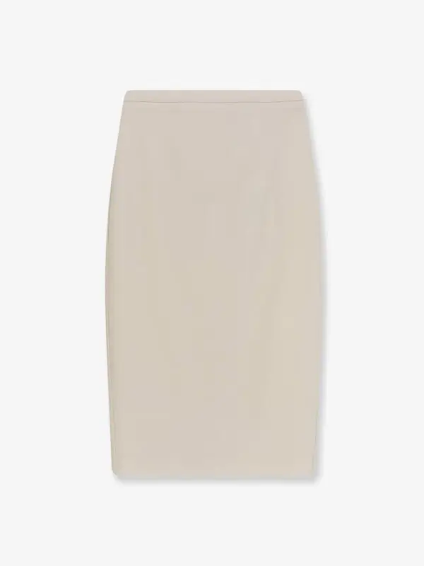 Max Mara Stretch Virgin Wool Pencil Skirt