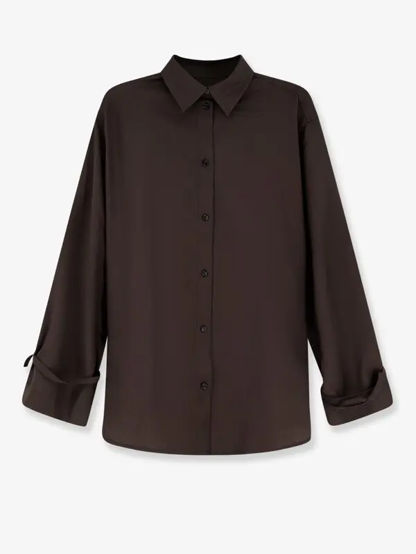 TOTEME Tie-cuff Wool Shirt