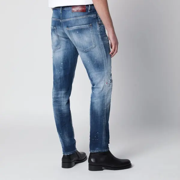 Dsquared2 Skater Jeans With Distressed Details - Blue