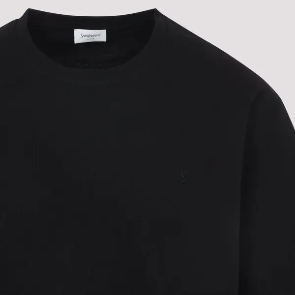 Saint Laurent Cotton T-shirt - Black