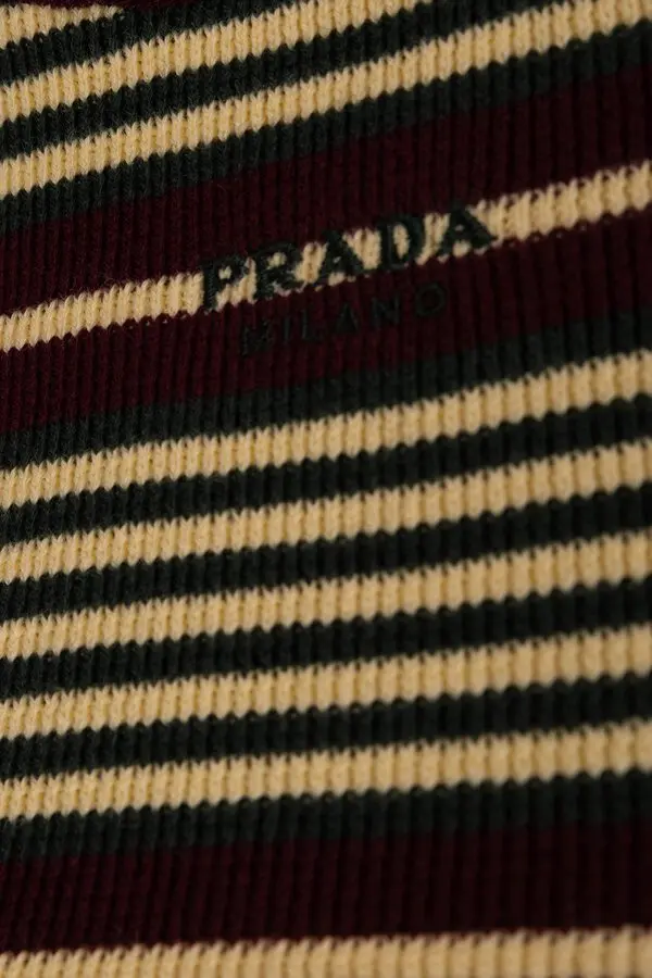 Prada Striped Knit T-shirt
