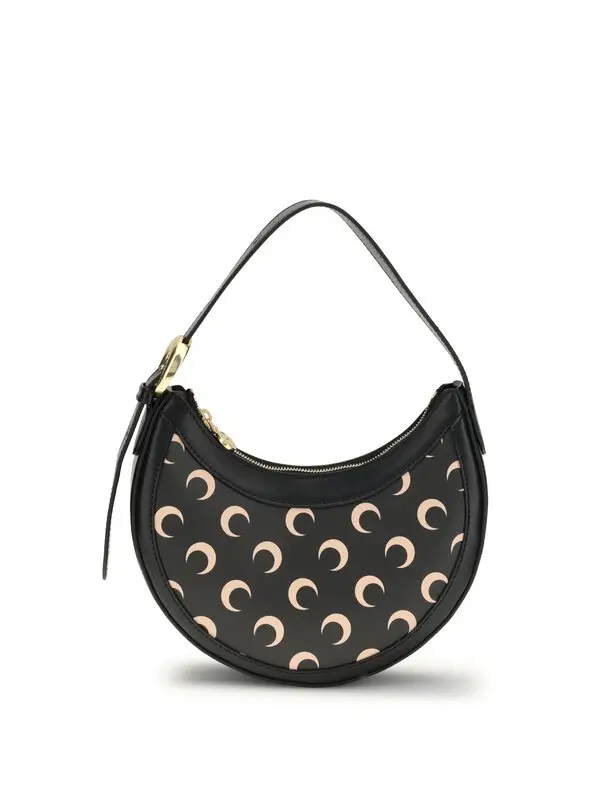 MARINE SERRE Moon Mini Shoulder Bag - Black