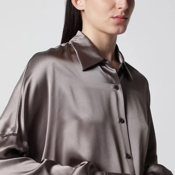 Dries Van Noten Silk Shirt - Gray
