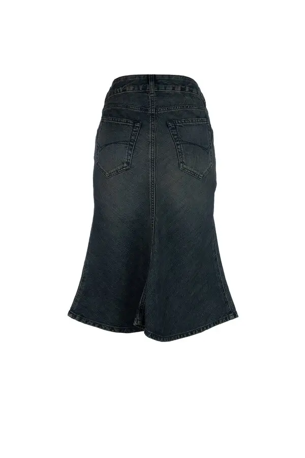 Balenciaga Denim Skirt