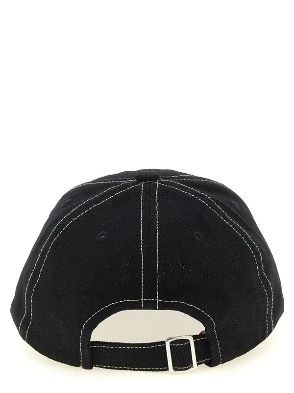 VIVIENNE WESTWOOD Cotton Canvas Cap With Orb Logo