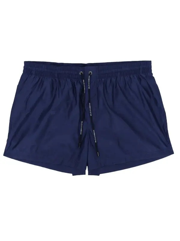 Dolce & Gabbana Swimsuit With Logo - Blue