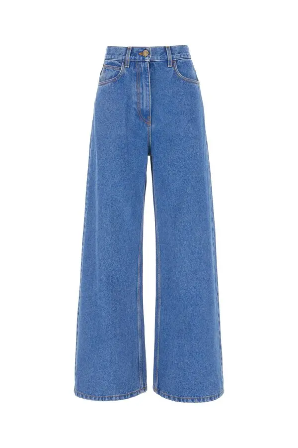 Etro Wide Leg Denim Jeans - Multicolor