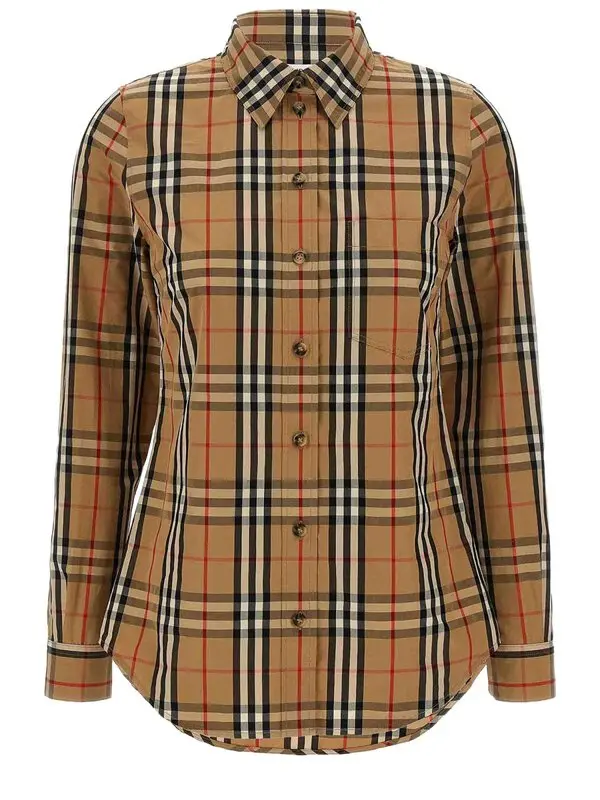Burberry Check Shirt - Multicolor