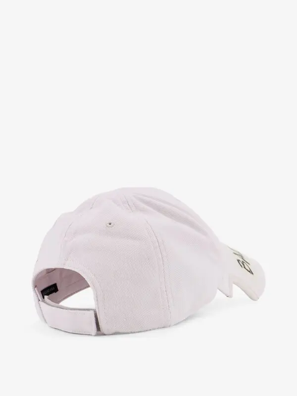 Balenciaga Cotton Cap With Visor And Printed Logo