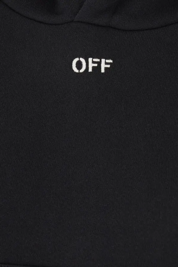 Off-White Hooded Sweatshirt With Logo