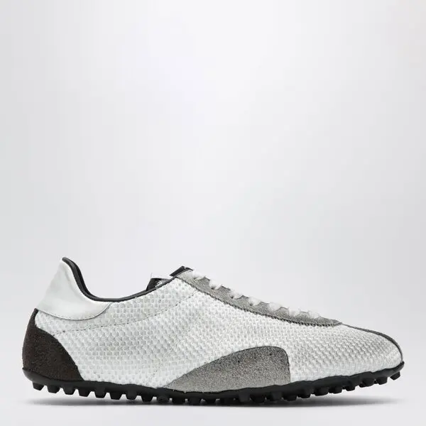 MAISON MARGIELA Grey Vintage Effect Sneakers - White