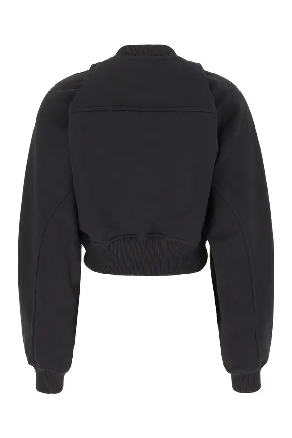 Off-White Cropped Sweatshirt