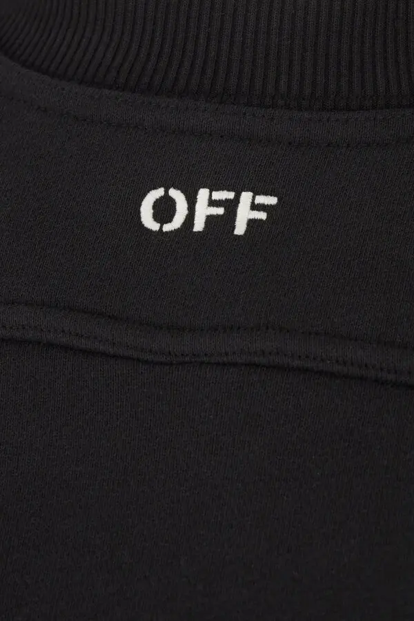 Off-White Cropped Sweatshirt