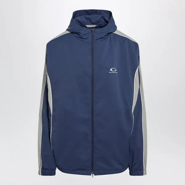 Balenciaga Washed Effect Technical Satin Track Jacket
