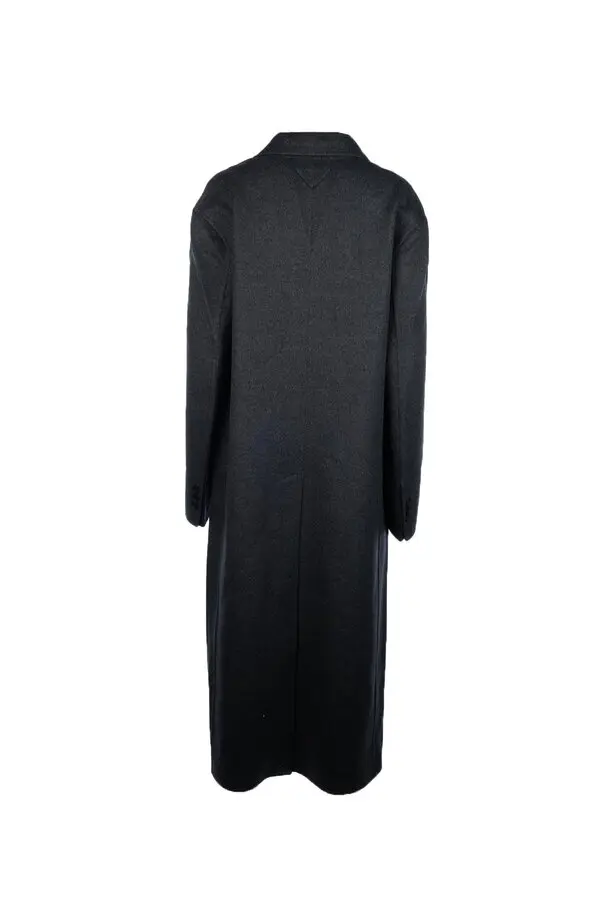 Prada Double Breasted Tailored Coat - Multicolor