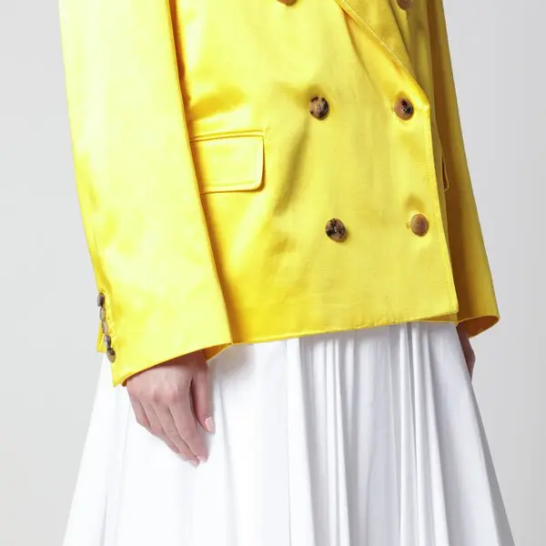 Dries Van Noten Double-breasted Cotton Blend Jacket