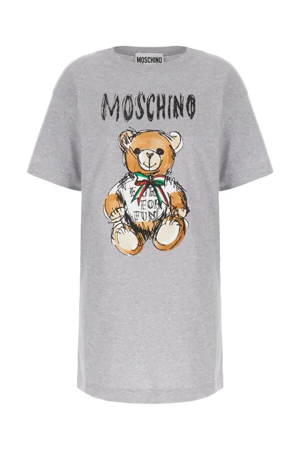 Moschino Printed Teddy Bear T-shirt Dress - Multicolor
