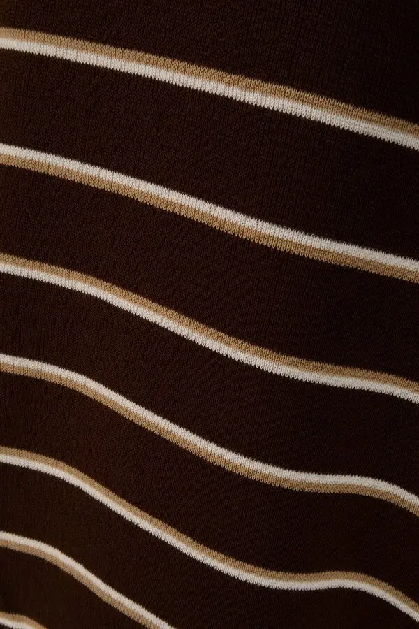 Miu Miu Striped Knitwear Polo - Multicolor