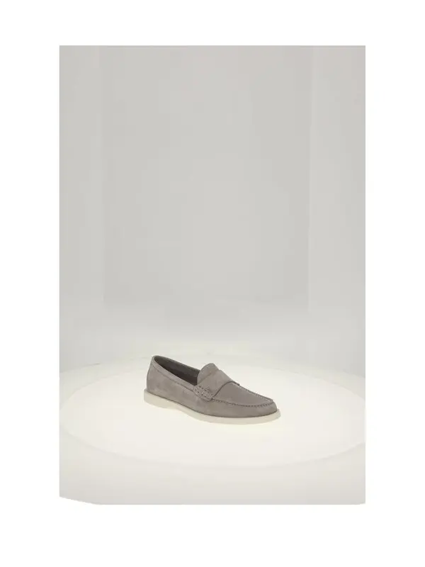 Dior Granville Suede Loafers - Gray