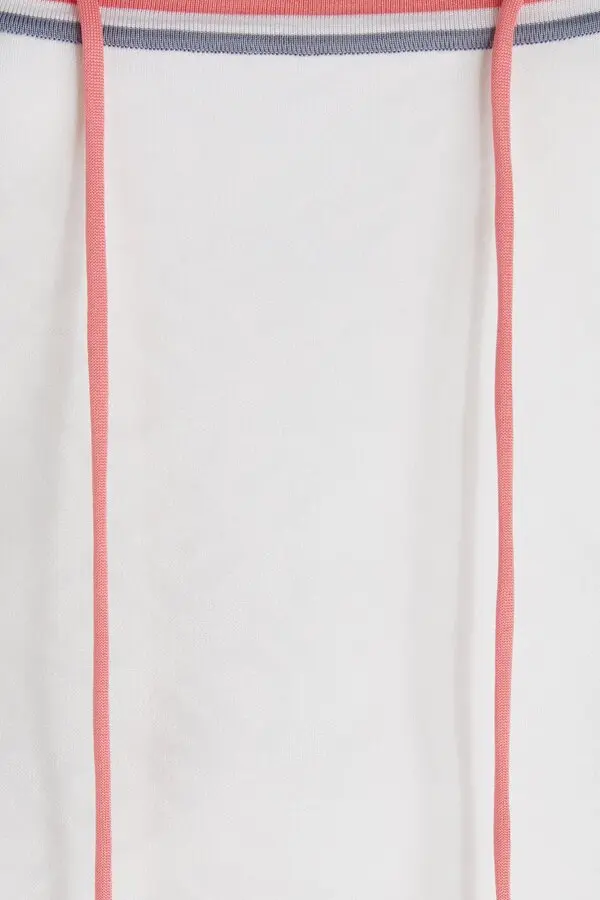 Fendi White Dress With Tie Straps - Multicolor