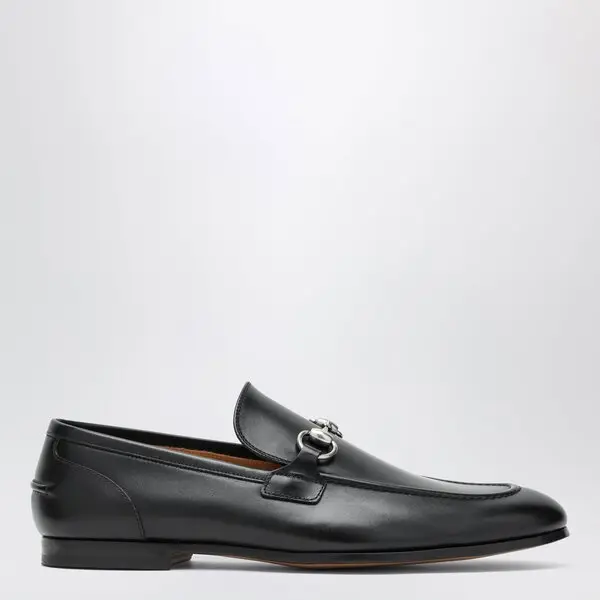 Gucci Moccasin With Horsebit Detail - Black