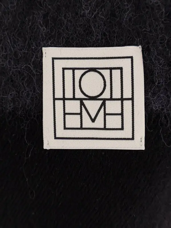 TOTEME Wool And Alpaca Scarf - Black
