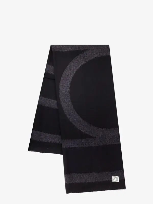 TOTEME Wool And Alpaca Scarf - Black