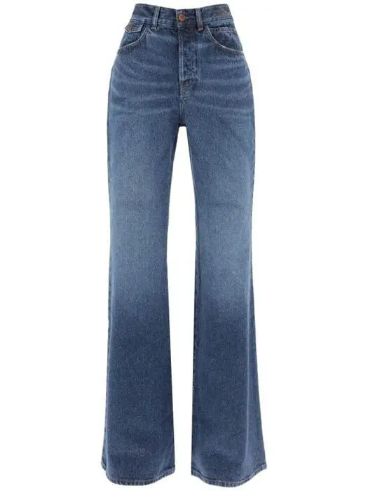 Chloé High Rise Flare Jeans - Multicolor
