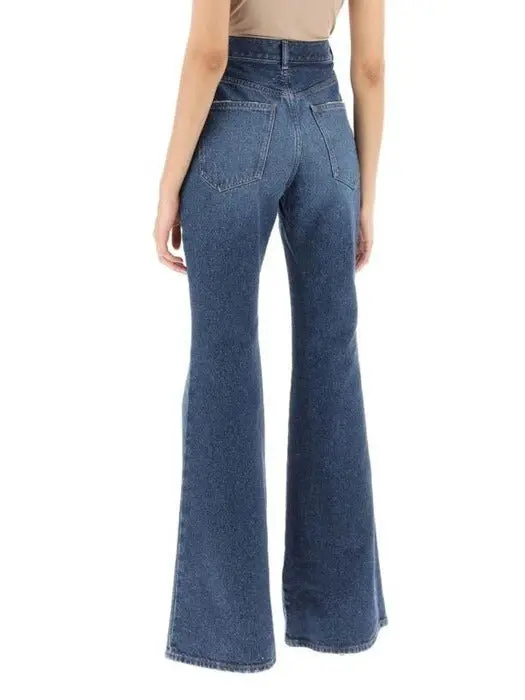 Chloé High Rise Flare Jeans - Multicolor