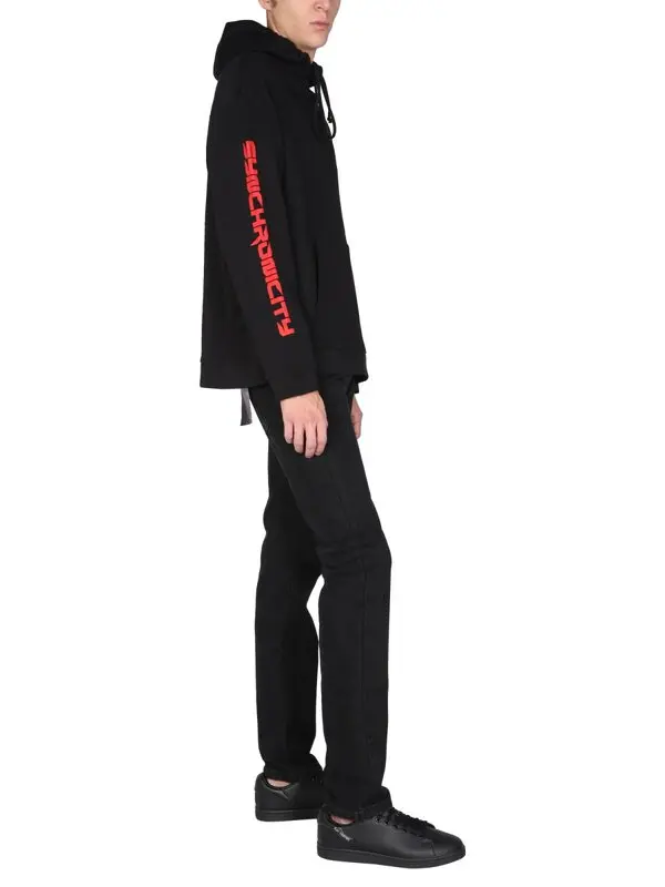 Raf Simons Synchronicity Hooded Sweatshirt - Black