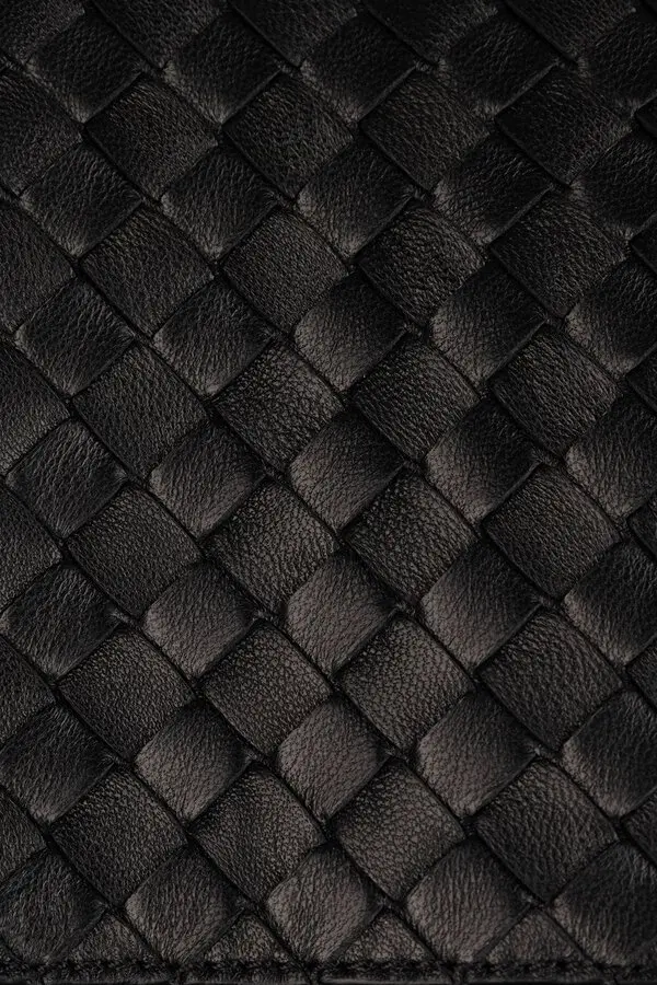 Bottega Veneta Woven Leather Bomber Jacket