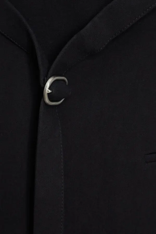 JIL SANDER Sleeveless Blazer With Metal Clasp