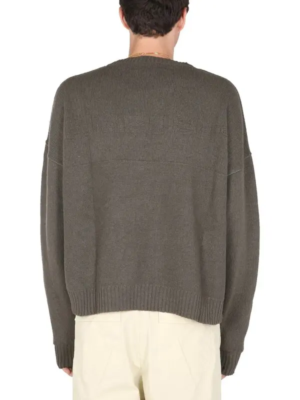 AMBUSH Oversize Fit Sweater With Cut-out Detail - Multicolor