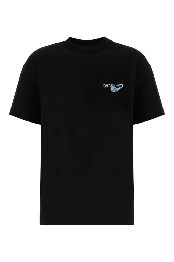 Off-White Diag” Print Cotton T-shirt
