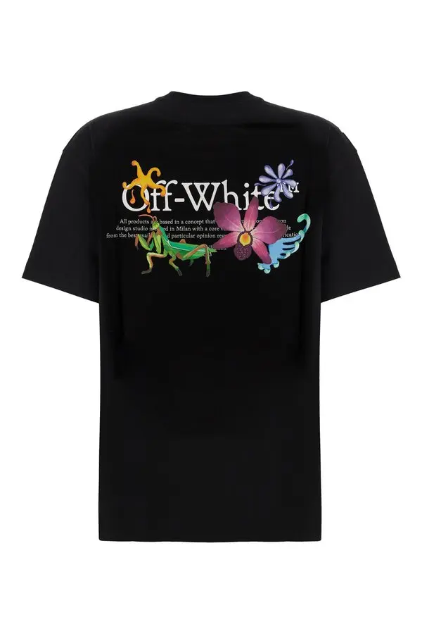 Off-White Diag” Print Cotton T-shirt
