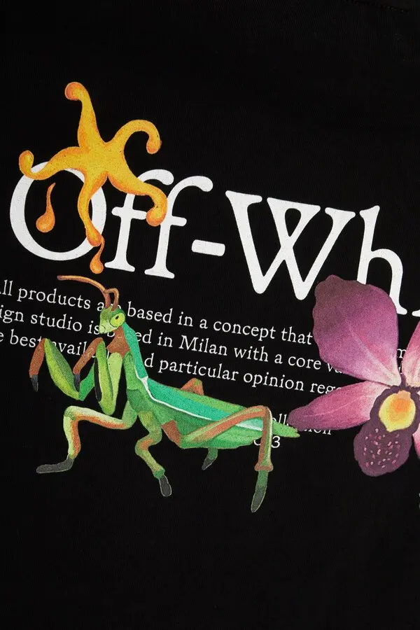 Off-White Diag” Print Cotton T-shirt