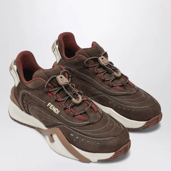 Fendi Flow Sneakers With Embossed Logo Detail