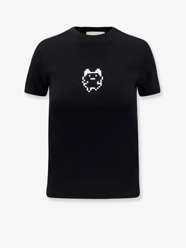 Coperni Organic Cotton "tamagotchi" T-shirt - Black