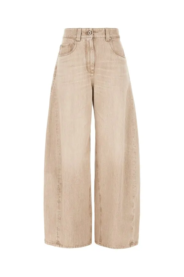 Brunello Cucinelli Wide Leg Jeans