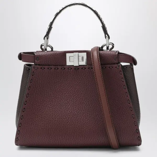 Fendi Peekaboo Mini Bag - Red
