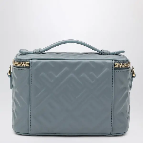 Fendi Light Nappa Leather Vanity Bag With Embossed Ff Motif