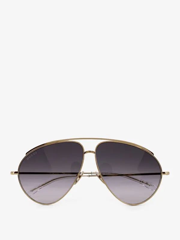 Gucci Metal Frame Aviator Sunglasses - Multicolor