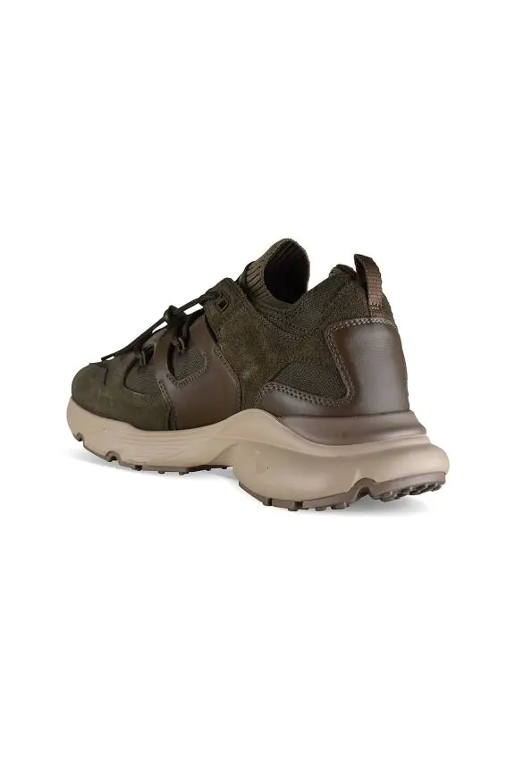 TOD'S Suede And Technical Fabric Lace-up Sneakers