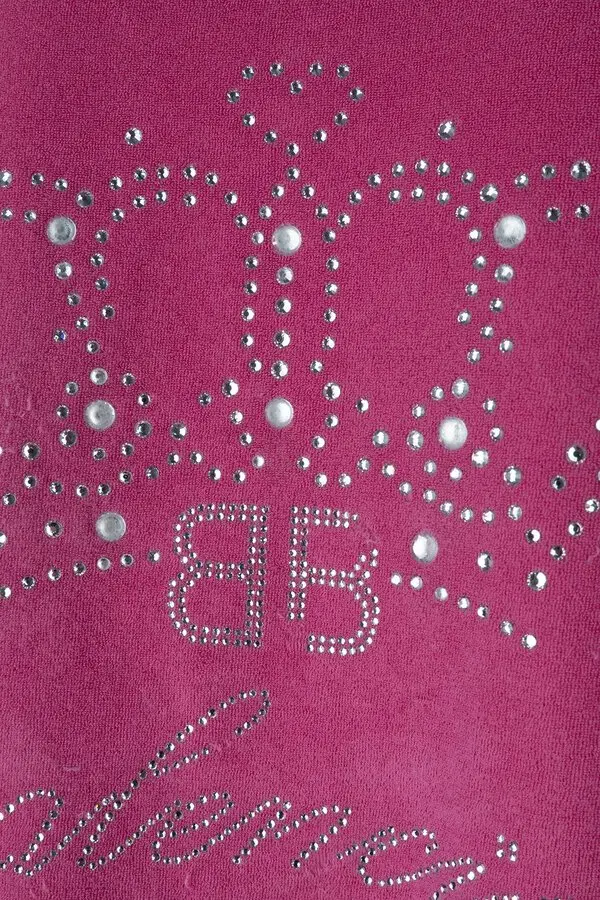 Balenciaga Embellished Velour Hoodie