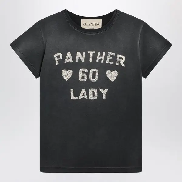 Valentino Garavani Panther Lady Print T-shirt - Black
