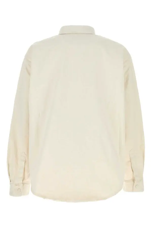 Balenciaga Ivory Cotton Oversized Shirt