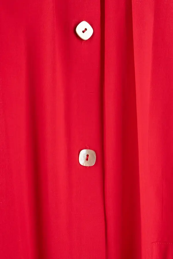 Paul Smith Mandarin Collar Button Up Midi Dress