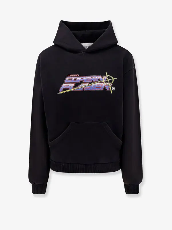 Coperni Cotton Hooded Sweatshirt With Logo Print - Multicolor