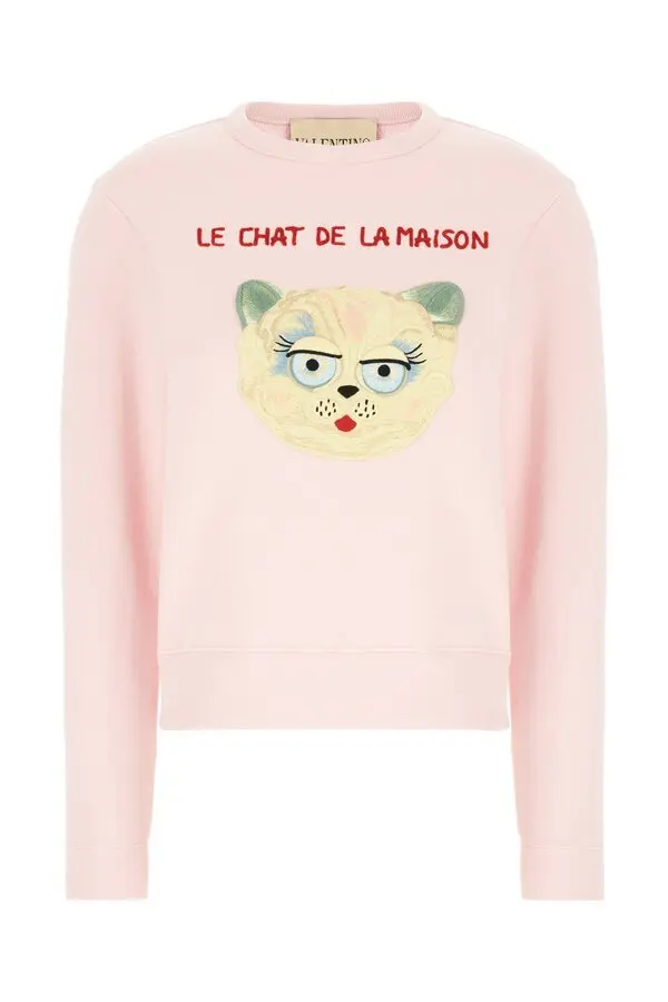 Valentino Garavani Embroidered Crewneck Sweatshirt