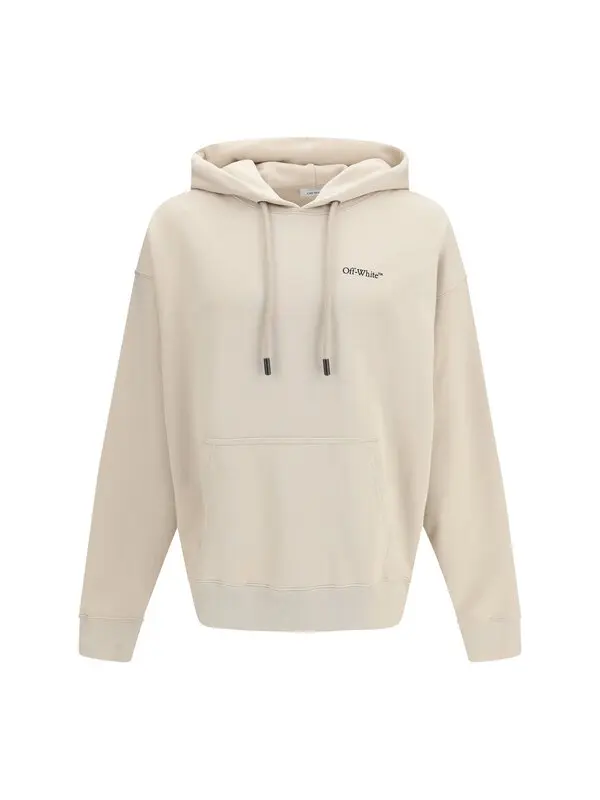 Off-White Half Arrows Skate Hoodie - Cream